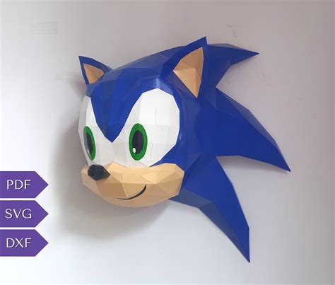 Papercraft Super Sonic