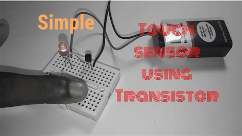 How To Make Simple Touch Sensor Circuit Using BC Transistor Electronics Hour YouTube