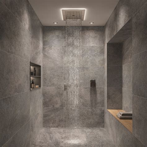 Villeroy And Boch Bourgogna Anthracite Wall And Floor Tiles 600 X 600mm