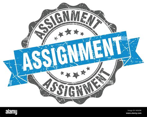 Assignment Stamp Sign Seal Stock Vector Image And Art Alamy