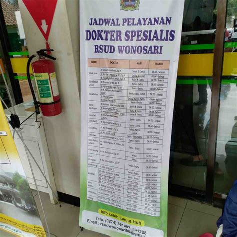 Jadwal Dokter Rsud Wonosari Jadwal Praktek Dokter