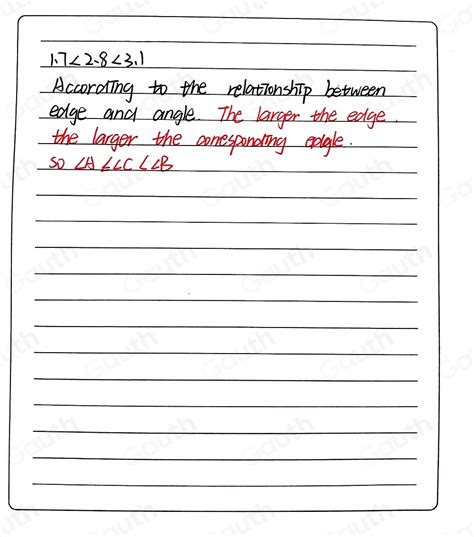 solved learning task 2 list the angles and side of each triangle in