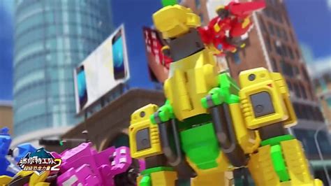 Mini Force 2 Super Dino Power Transformation Robot Toys Action Figures Miniforce X Simulation