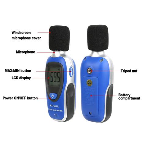 MT A Digital Noise Tester Portable LCD Digital Grandado