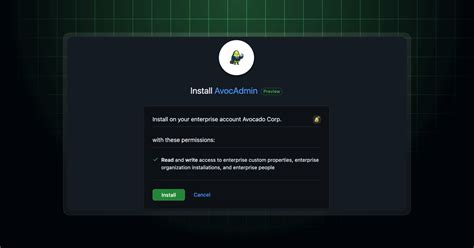 enterprise level access for github apps and installation automation
