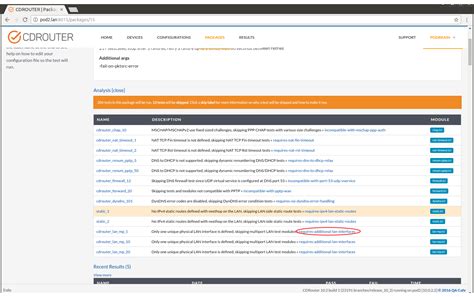 an overview of the analyze button in cdrouter ui qa cafe support