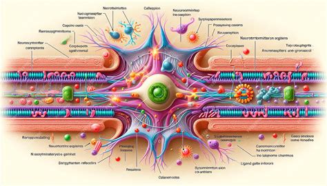 A Diagram Of A Cell With The Structure Of The Brain And The Structure