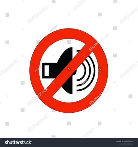 Silent Mode Icons No Sound Symbols Stock Vector Royalty Free 2262539449 Shutterstock
