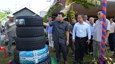 សំបកកង់ឡានម៉ាក សៃលុន Sailun មានវត្តមានក្នុងព្រះរាជពិធីបុណ្យ