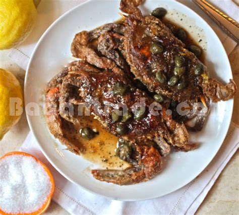 Myanmar Business Soft Shell Crab Recipe With Lemon Butter And Capers