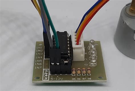 stepper motor with raspberry pi computer board using a 28byj 48 with