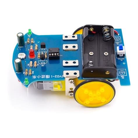 Kit Robô Carro Seguidor De Faixa Ou Linha Com Rodas Shopee Brasil