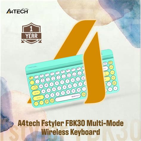 A Tech Fstyler FBK Multi Mode Wireless Keyboard G Bluetooth Connection Mobile Tablets