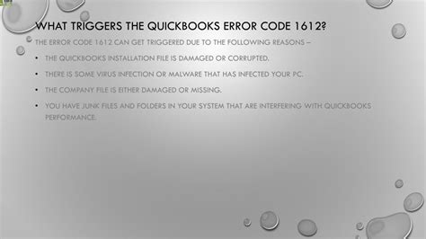 Ppt Easy Way To Tackle Quickbooks Error 1612 Powerpoint Presentation Id 11468961