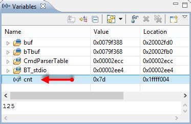 Live View For Variables And Memory MCU On Eclipse