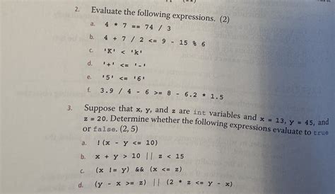 Solved Evaluate the following expressions. | Chegg.com