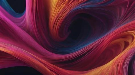 Premium Photo 3d Render Of Flow Field Visualization Lines Are Curled And Turbulence By Wind