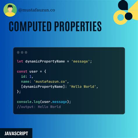 Javascript Computed Properties Mustafa Ateş Uzun Blog