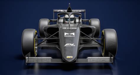 Formula 4 Tatuus F4 T 421 Gen2 2024 Carbon Race Car 3d Model