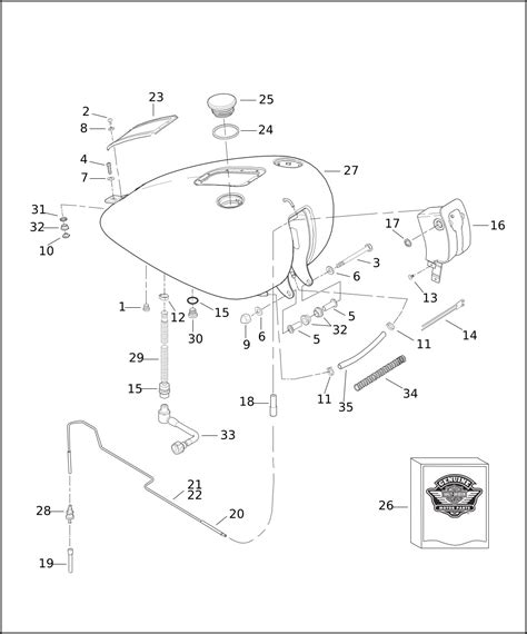 Schematics And Diagram Of A Gas Tank 2002 Harley Harley Pate