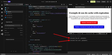 GitHub MarceloFullStack Cache With Expiration Uma Biblioteca JavaScript Para Armazenamento Em