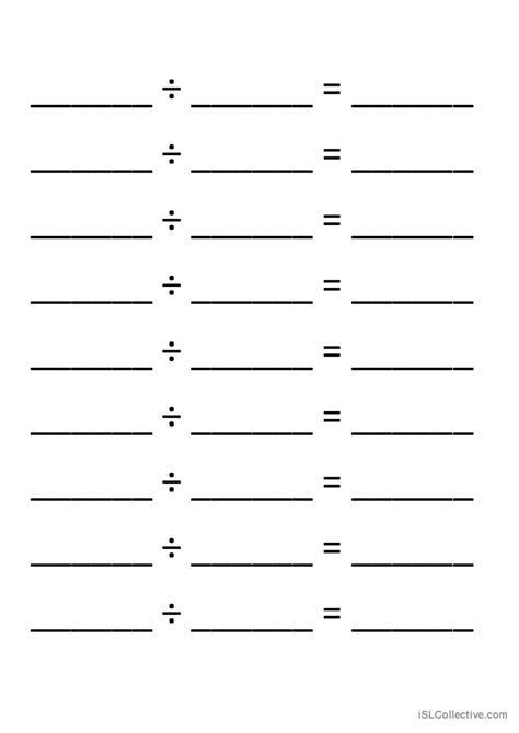 Adding Subtracting Divising Multi English ESL Worksheets Pdf Doc