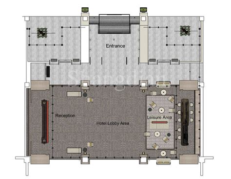Hotel Lobby Plan