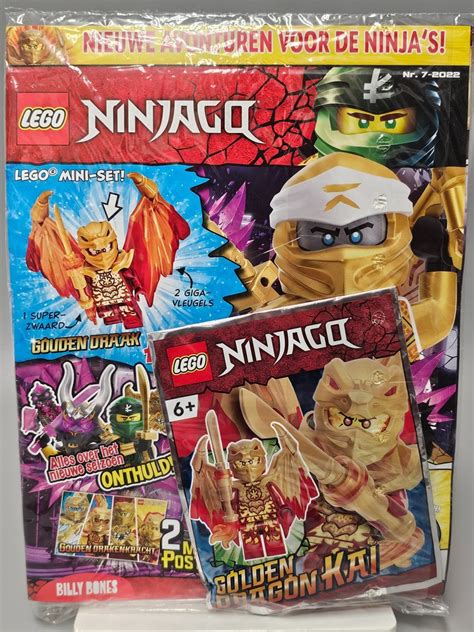 LEGO Ninjago Figure 7x Lego Magazin With Minifig Mini Build Paper