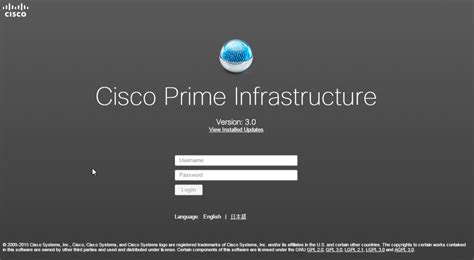 IT Infrastructure Cisco ISR Project Cisco Prime Infrastructure Deployment 4 Of