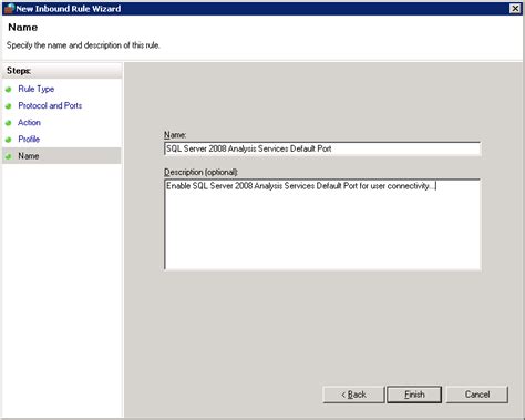 configure windows firewall for ssas in windows server 2008 r2
