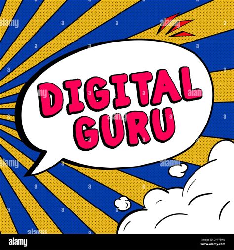 Conceptual Caption Digital Guru Business Concept Teacher And Intellectual Guide In Matters Of