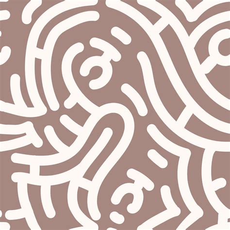 Abstract Wavy Linear Seamless Pattern On Pastel Background Vector