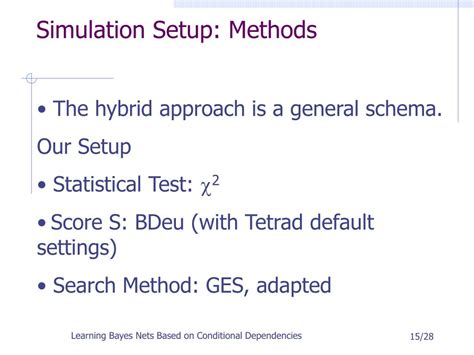 Ppt Learning Bayes Nets Based On Conditional Dependencies Powerpoint