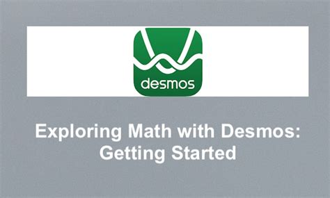 using the desmos calculator with sara larkin perkins school for the blind