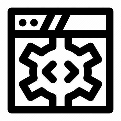 Web Engineering Development Website Configuration Setting Icon