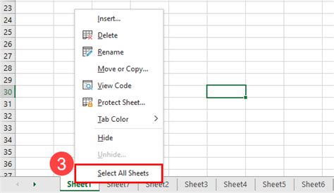 how to select all tabs in excel 4 effortless methods on sheets