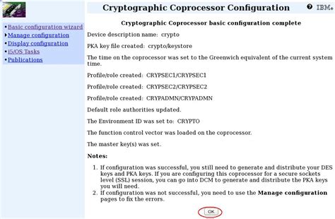 How To Configure A Cryptographic Coprocessor Card