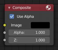 Composite Node Blender Manual