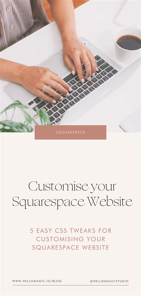 css tweaks for customising your squarespace website