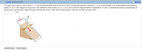 Solved 12 Points Sercp10 20 P 029 My Notes The Figure