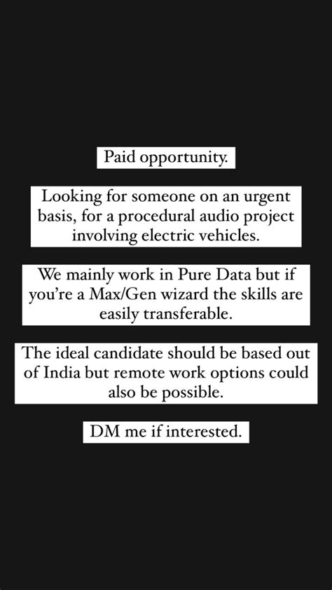 Ankit Malik On Linkedin Proceduralaudio Puredata Pd Maxmsp Gen Electricvehicles Opportunity