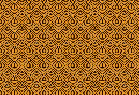 Premium Vector Round Circle Seamless Pattern Background