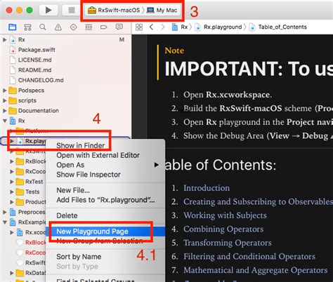 Swift How To Import Rxswift In Playground Of Xcode Stack Overflow