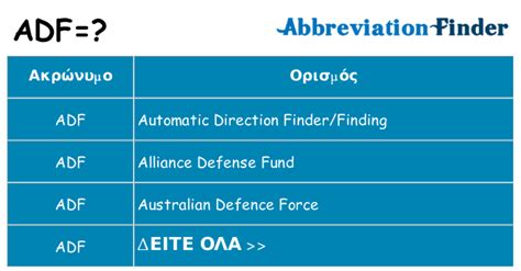 Τι σημαίνει ADF