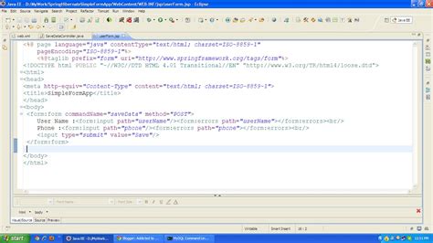 Working With Simple Form Controller Using Spring And Hibernate Addicted To Java