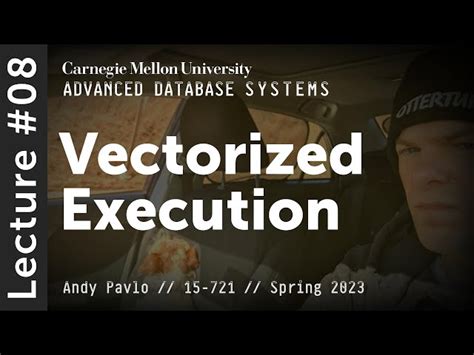 Free Video Vectorized Query Execution With Simd Lecture 8 From Cmu