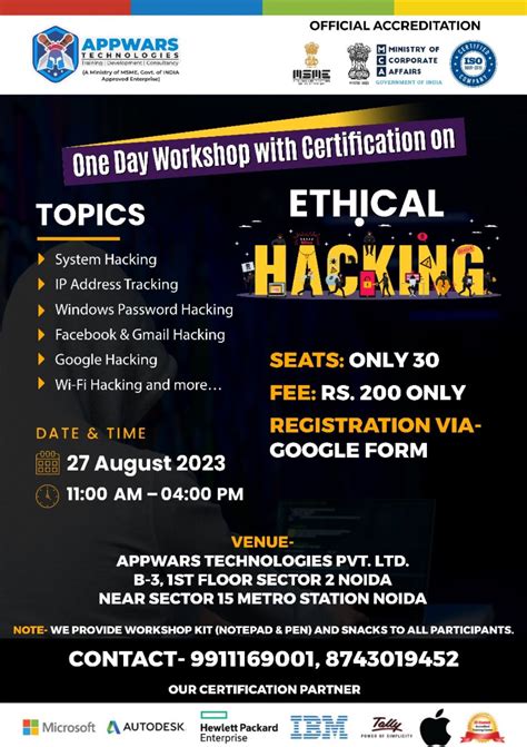 Sonu Kumar Prakash On Linkedin 1 Day Workshop With Certification On