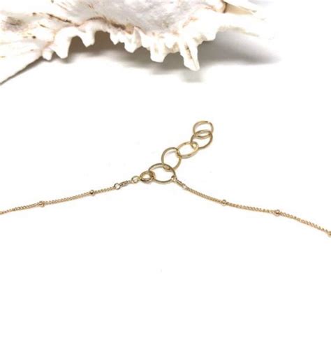 Moana Necklace Abalone Shell 14kgf Gold Chain Jewelry Etsy