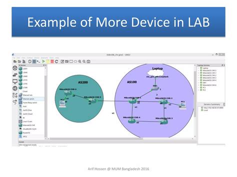 Network Simulation Using Mikrotik Router OS CHR MUM Presentation PPTX