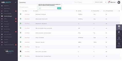 Editing Your Inventory Isolocity